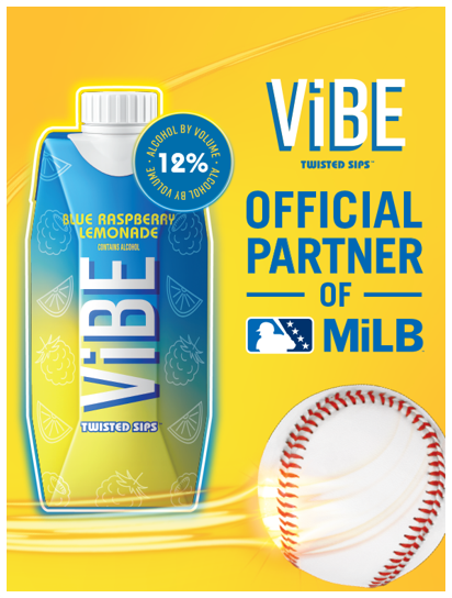 VIBE TWISTED SIPS AND MINOR LEAGUE BASEBALL TEAM UP IN OFFICIAL ...